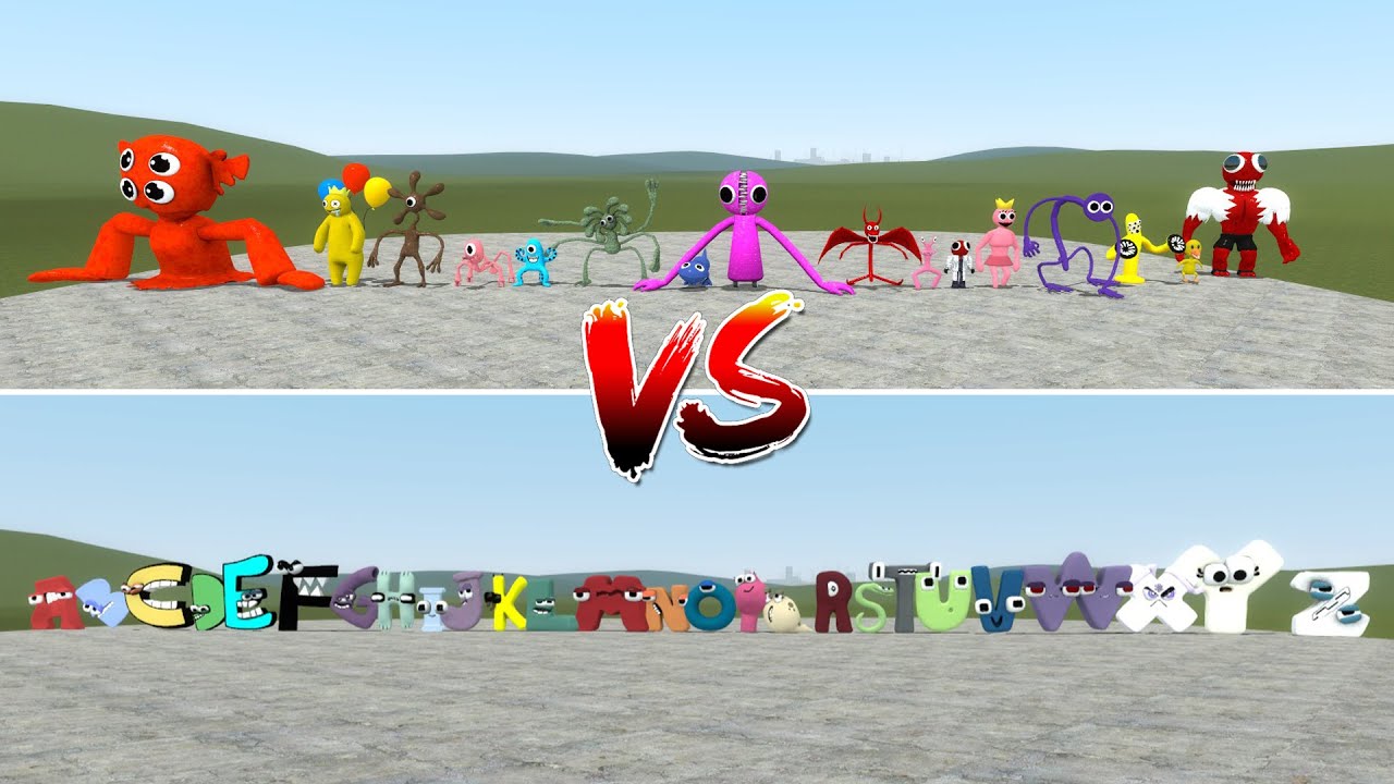 ALL ALPHABETRT LORE A-Z + SOME EXTERA VS RAINBOW FRIENDS IN GMOD! (2023 ...