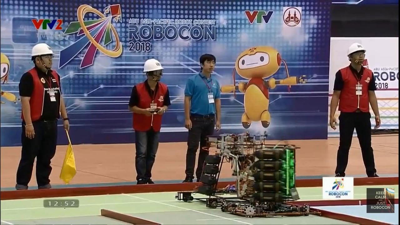 ABU Robocon 2018 : Thailand vs Hong Kong - YouTube