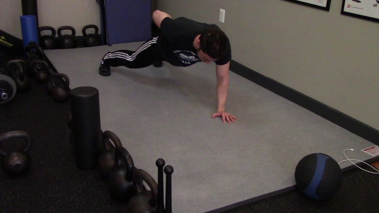 partial one arm pushup - YouTube