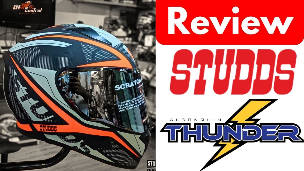 Studds Thunder D4 Review | Best Budget Sports Helmet | Light Weight ...