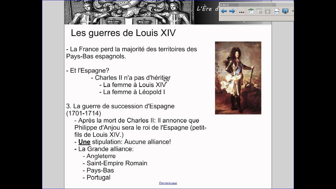 Leçon 2.3 - Les guerres de Louis XIV - YouTube