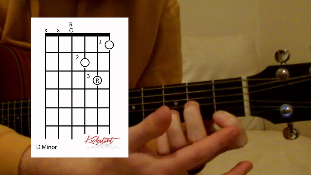 The D Minor Chord (Beginners Guitar Lesson) - YouTube
