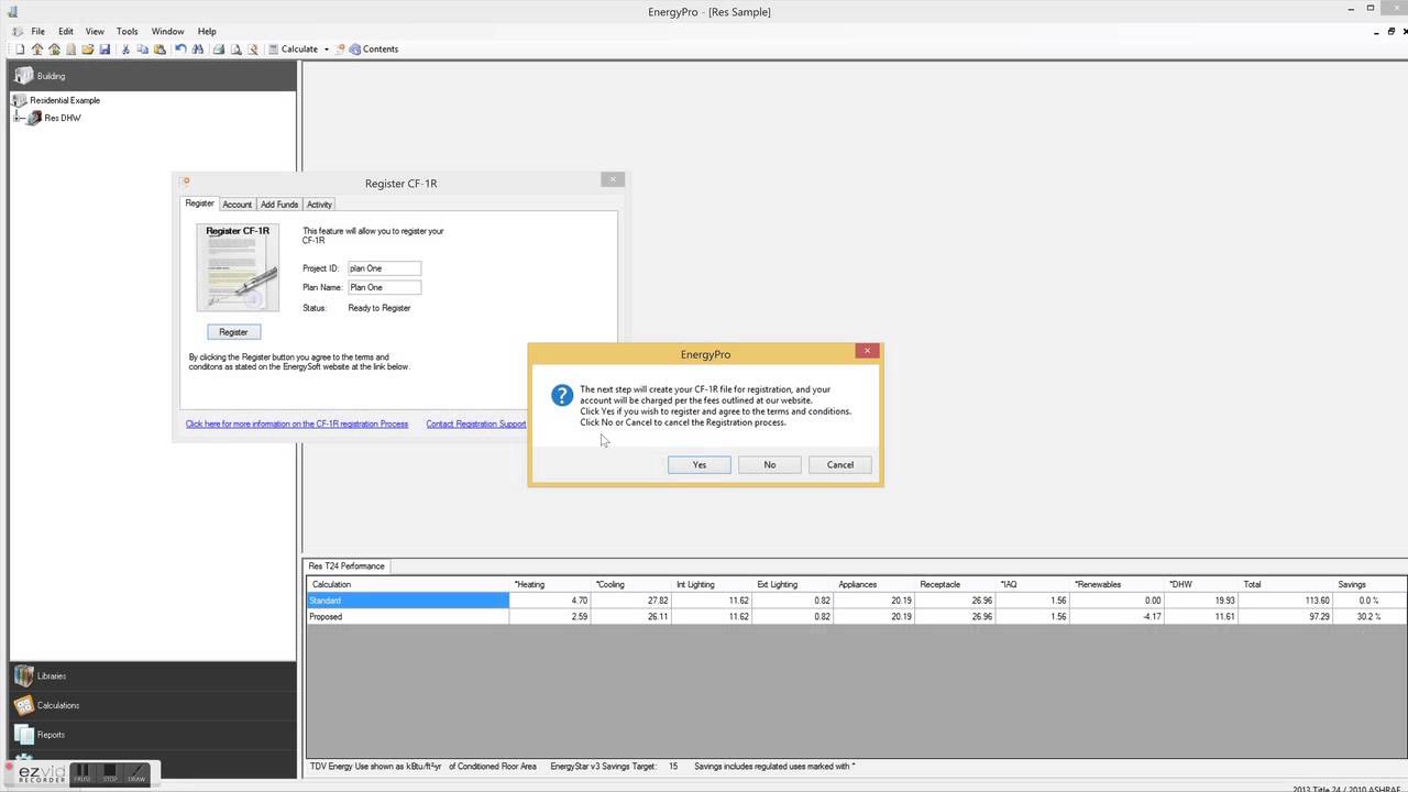 How to Register The CF-1R in EnergyPro - YouTube