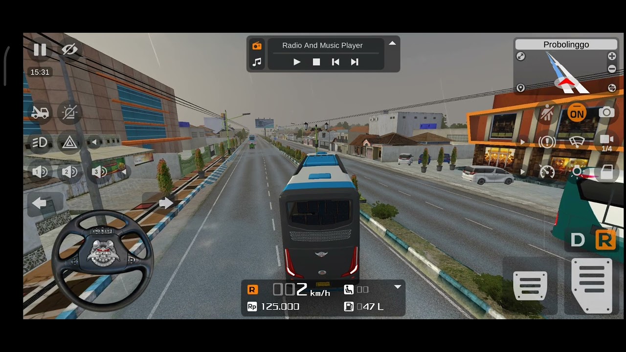 BUS IN TOWN// BUS ON FIRE // HIGH SPEED BUS // POLICE CHASE // BUS ON ...