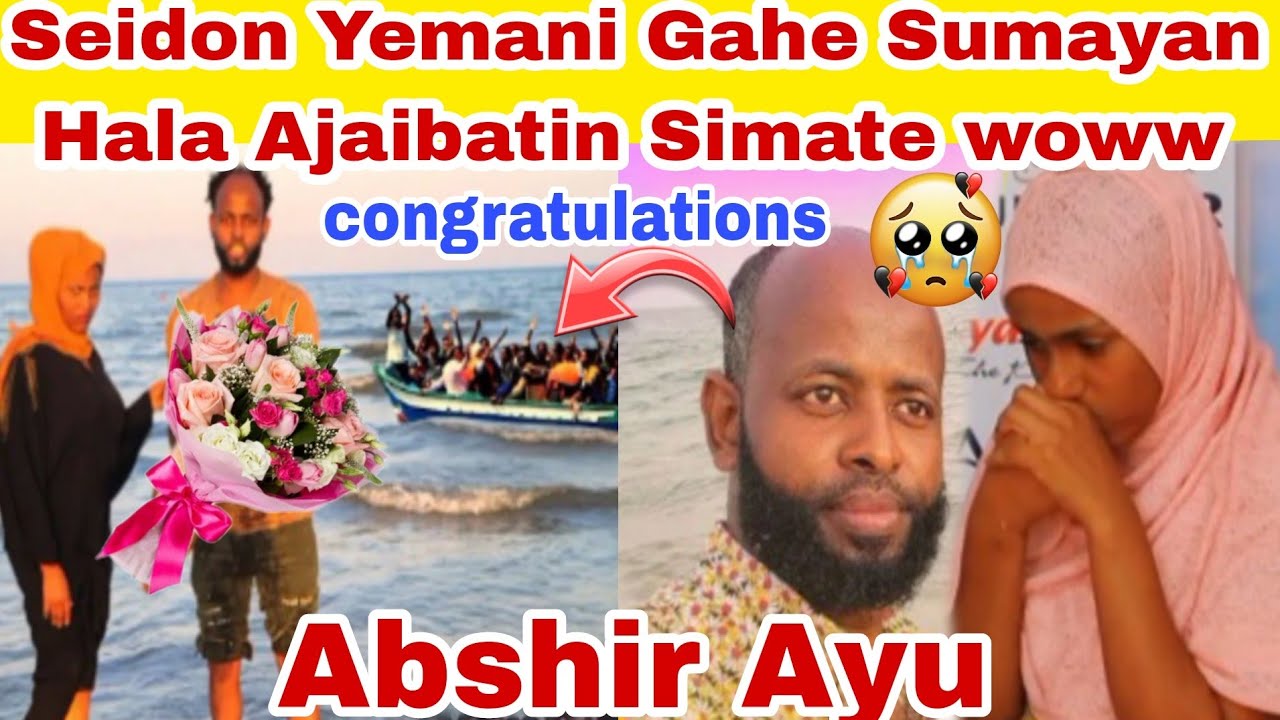 congratulations Seidon Sumayaa Bira Gahe Hala Ajaibatin Simate woww 💐 ...