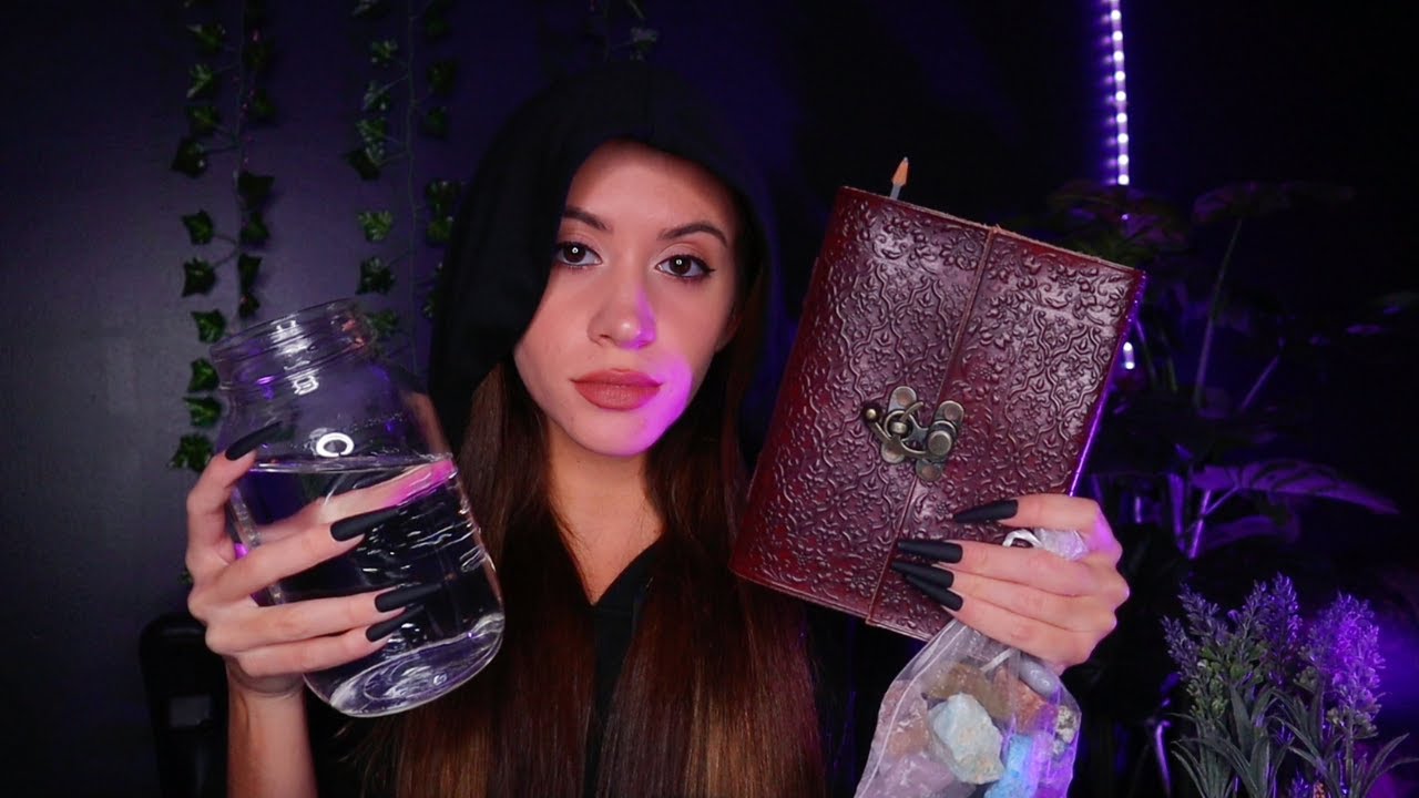 ASMR / Witch Prepares You For The Full Moon (whispered roleplay) - YouTube