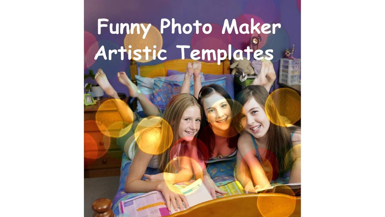 81 Free Artistic Templates from Freeware Funny Photo Maker - YouTube