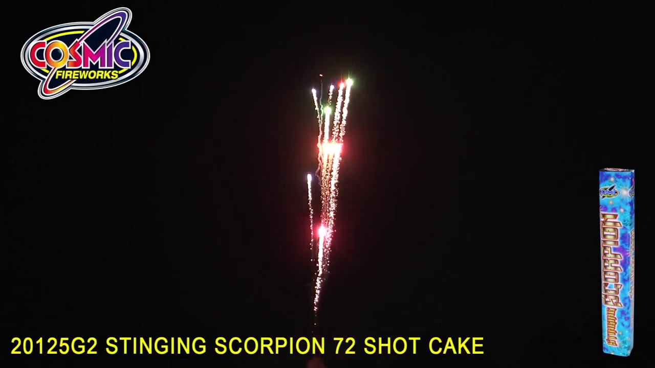 COSMIC FIREWORKS TERMINATOR 1.3G SELECTION COFFIN 22 PIECE £140 ...