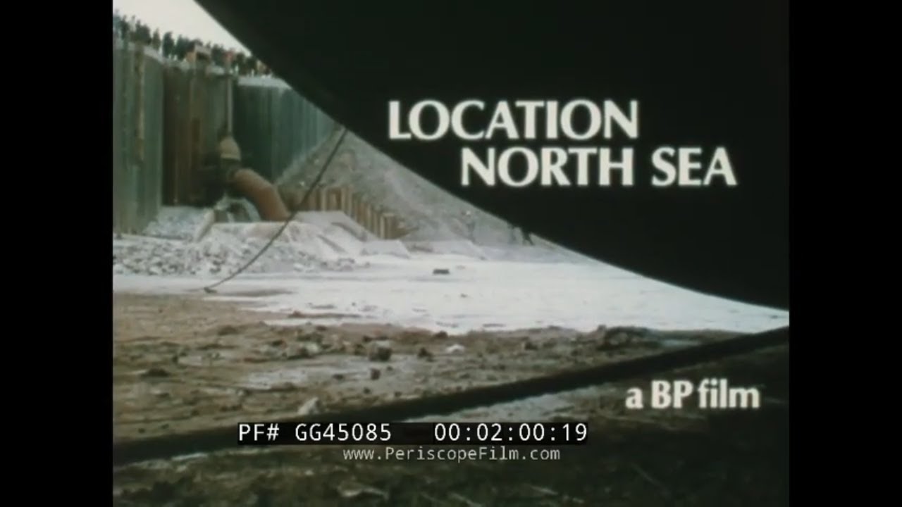 " LOCATION NORTH SEA " BRITISH PETROLEUM (BP) FORTIES OIL FIELD ...