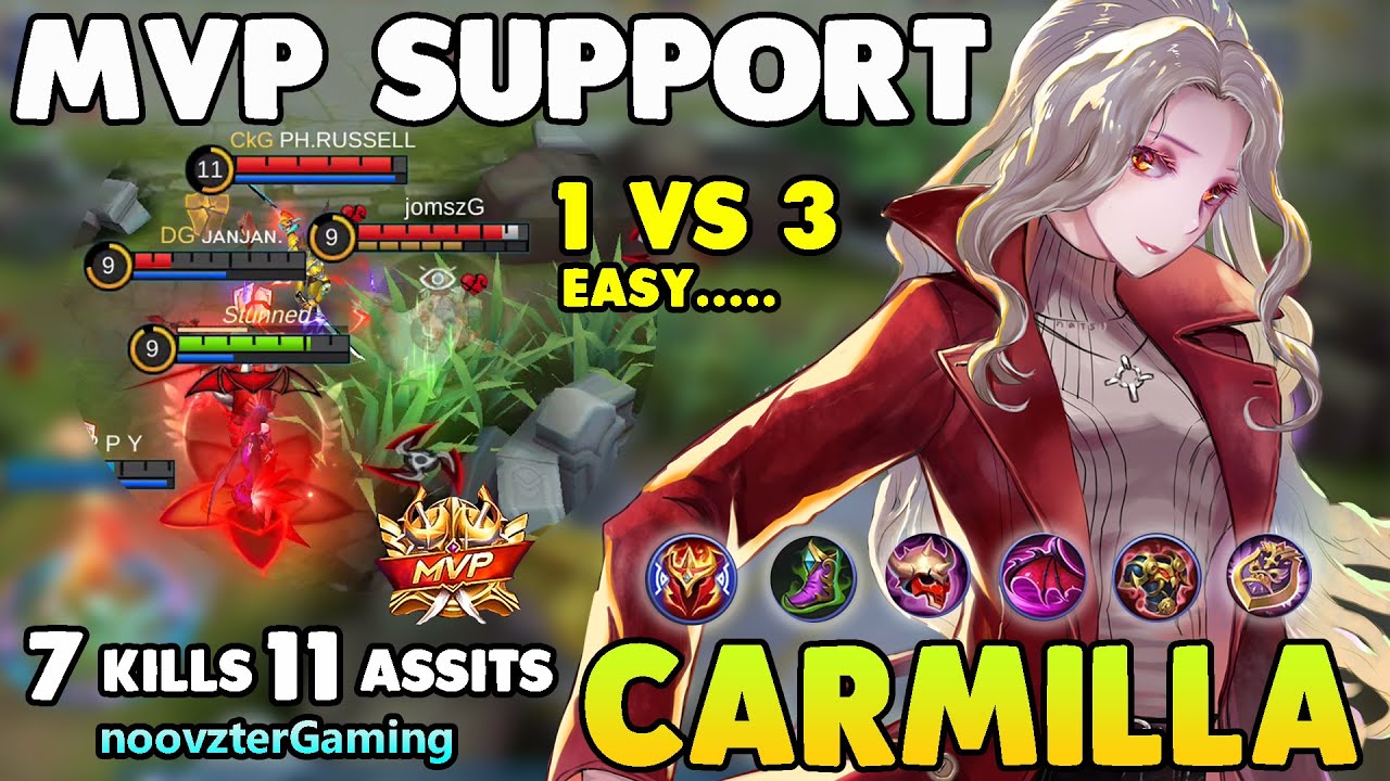 CARMILLA MVP SUPPORT!!CARMILLA BEST BUILD - BUILD CARMILLA MOBILE ...