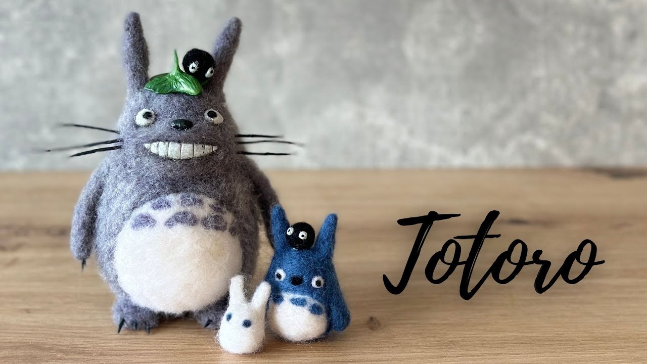 How to Needle Felt Totoro - DIY Tutorial - YouTube