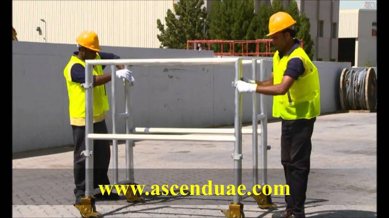 Scaffold Trolly - YouTube
