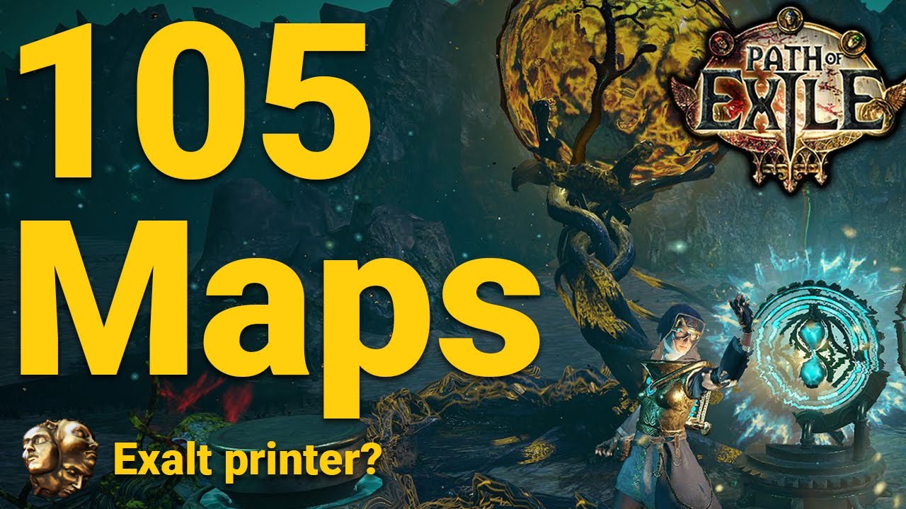105 blight maps in 2 minutes | Path of exile 3.17 Blight - YouTube