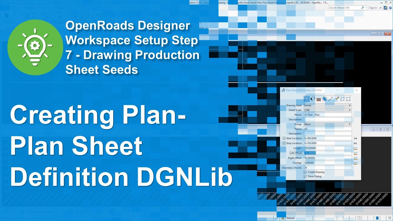 07 Creating Plan-Plan Sheet Definition DGNLib - YouTube