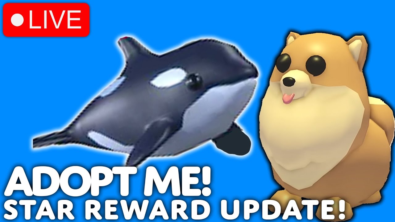 New Star Reward Update + Giveaway Livestream Adopt Me Roblox - YouTube