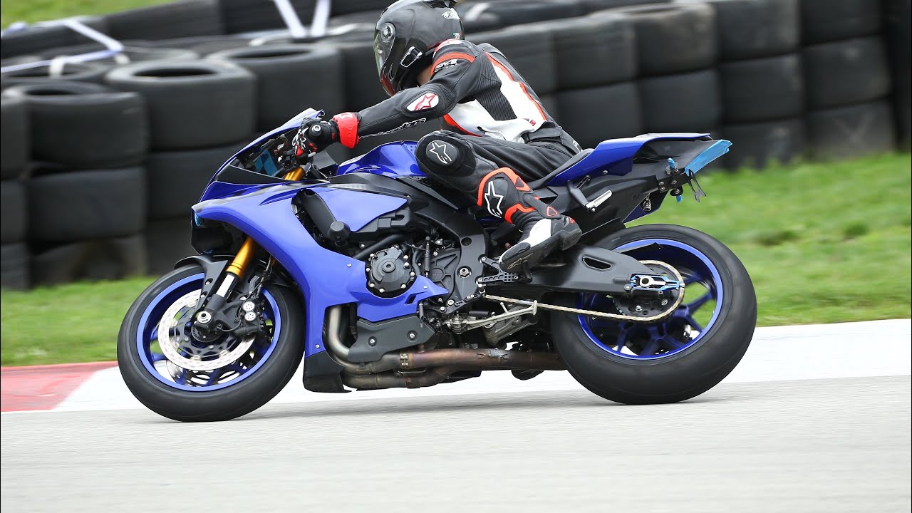 Track Day at Pittsburgh International Race Complex Yamaha R1 - YouTube