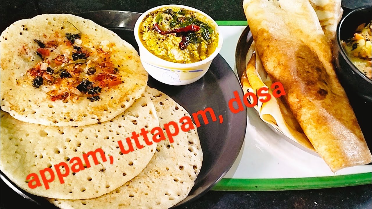 1 batter =3 types of recipe । instant Uttapam, Appa , Dosa । Healthy no ...