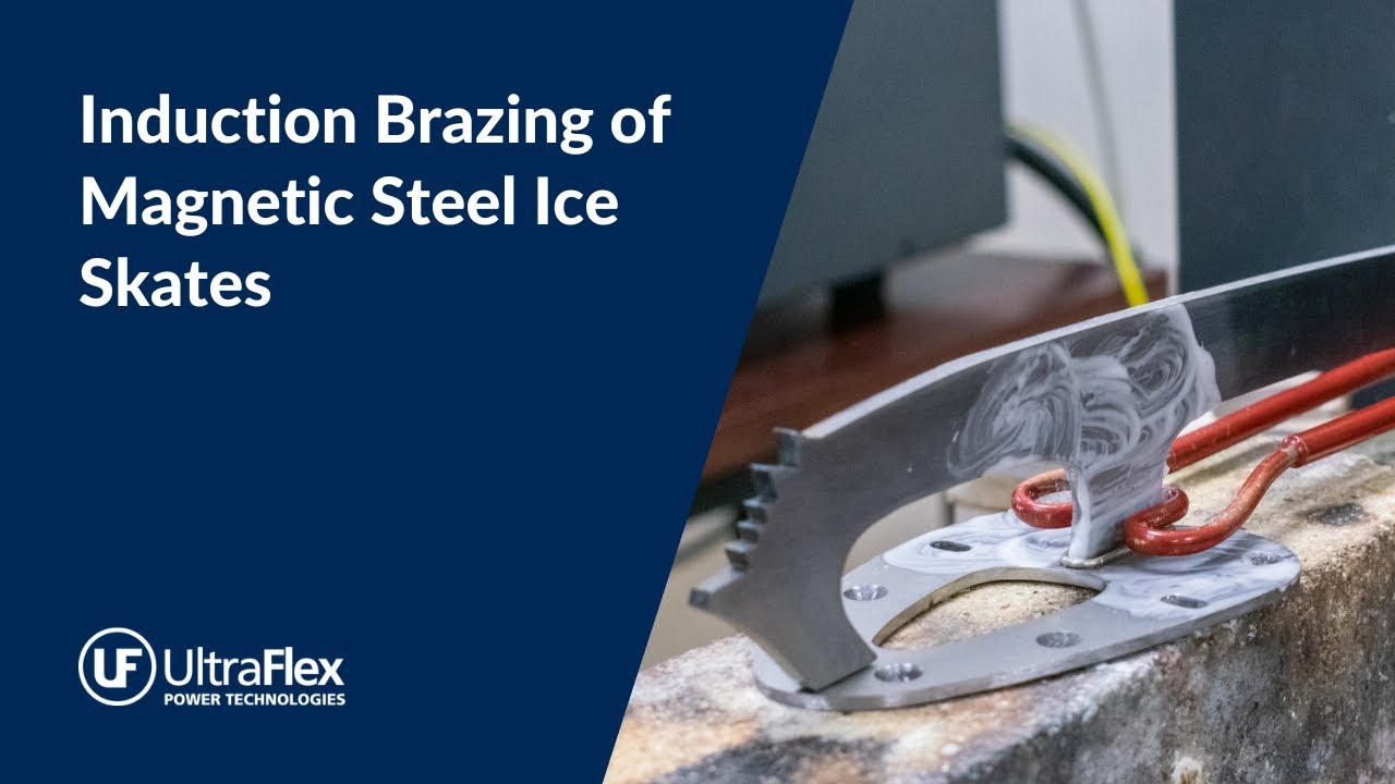 Induction Brazing of Magnetic Steel Ice Skates - YouTube