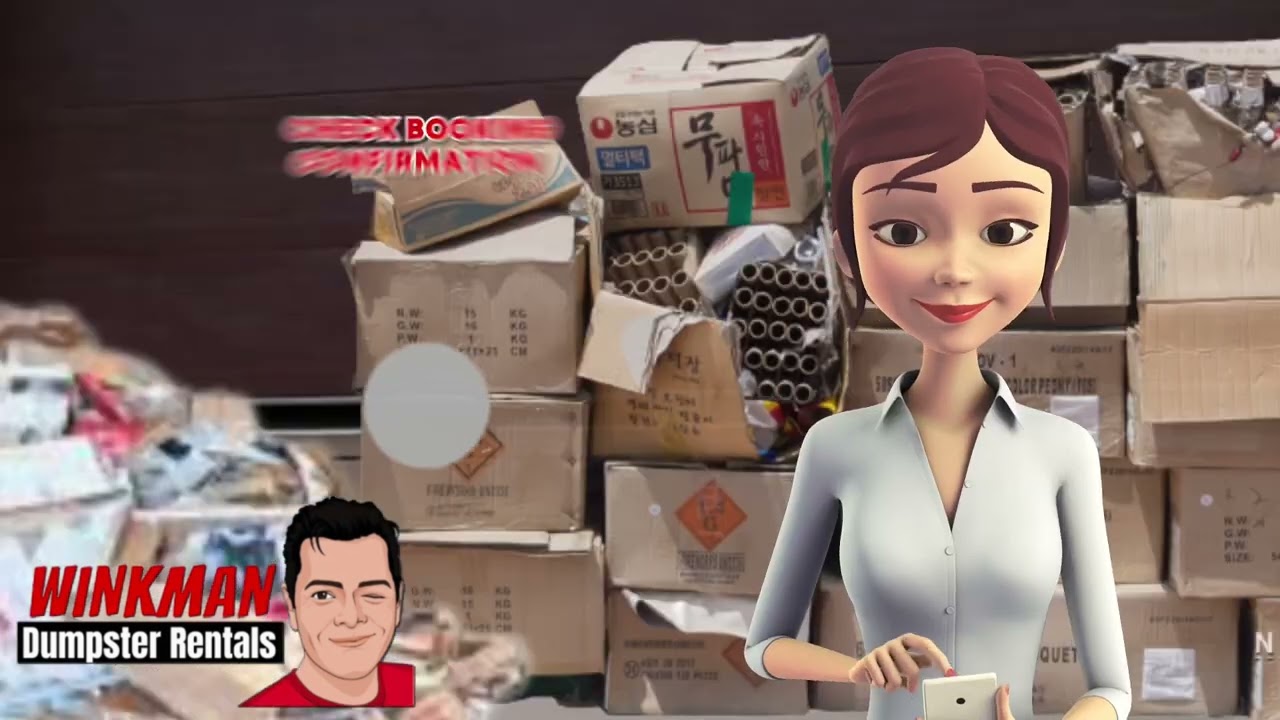 How to book a Winkman dumpster - YouTube