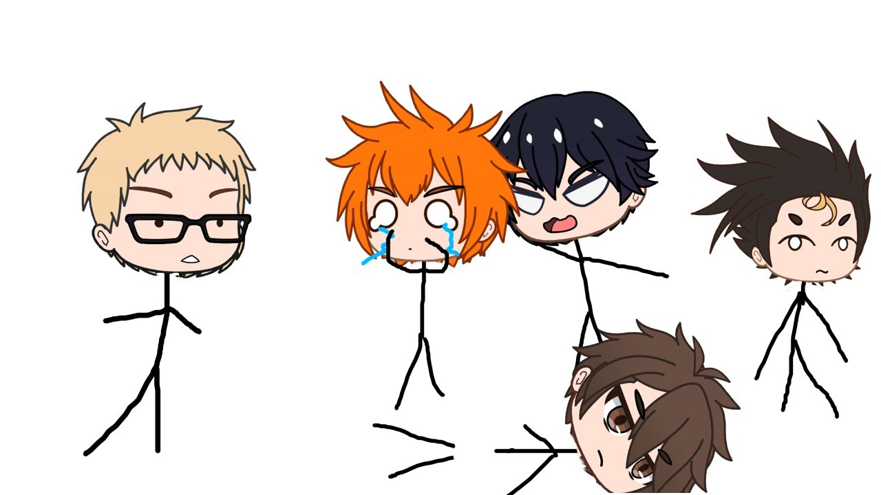 Creating Haikyuu in gacha :D - YouTube