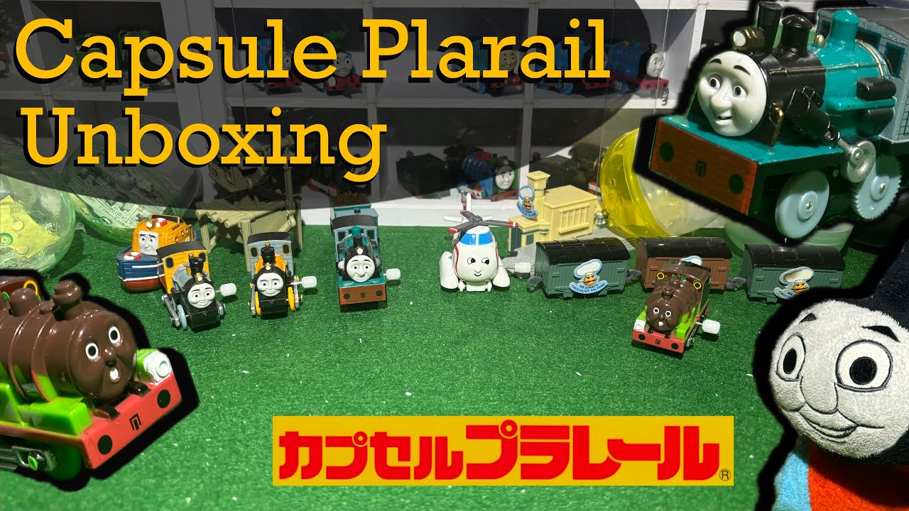 I found SEALED Capsule Plarail Thomas Sets! | Capsule Plarail Unboxing ...