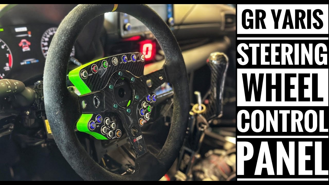 Toyota GR Yaris - Steering Wheel Control Panel - YouTube