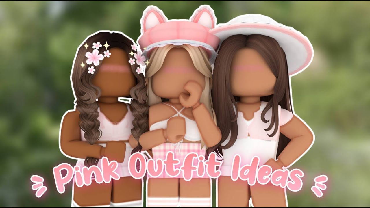 5 Cute Pink Roblox Outfits | Under R$400 - YouTube