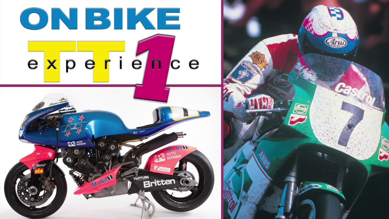 On-Bike TT Experience | Shaun Harris | Britten V1000 | TT 1993 - YouTube