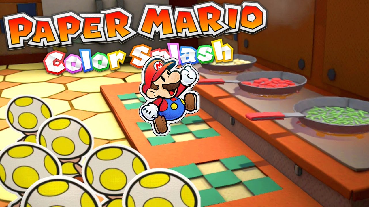 MARIO CHEF CUISINIER | PAPER MARIO COLOR SPLASH EPISODE 24 FR - YouTube