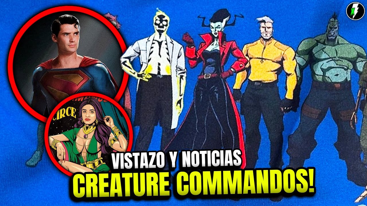 CREATURE COMMANDOS! Nuevo Vistazo y Diseños, Circe Villana? Estreno ...
