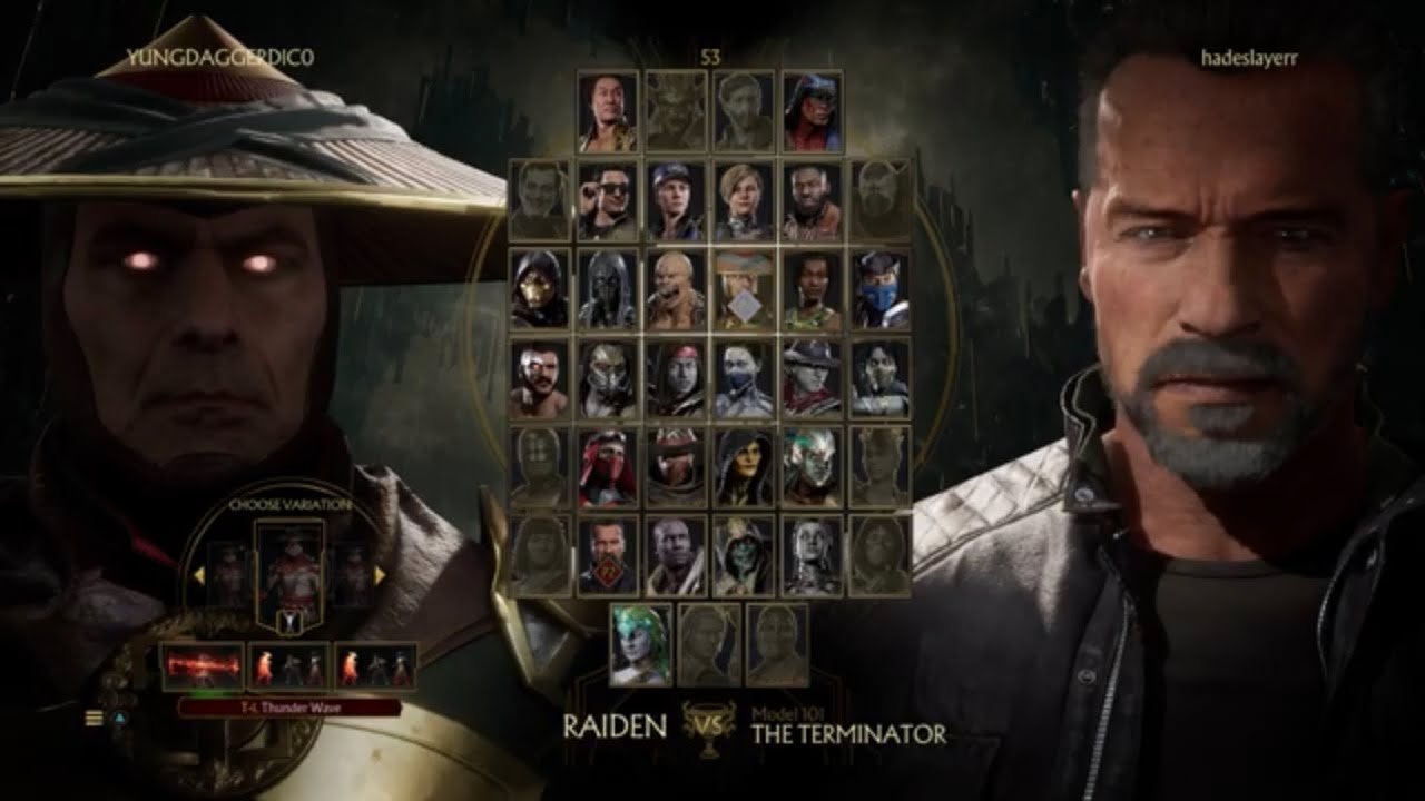 Mortal Kombat 11- Terminator vs Raiden |Mk 11 online - YouTube