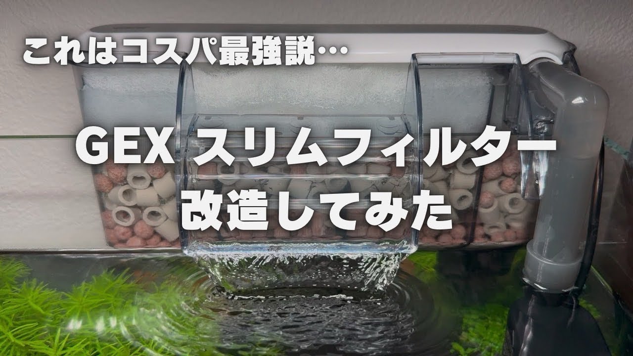 GEXスリムフィルター改造！コスパ最強！ - YouTube
