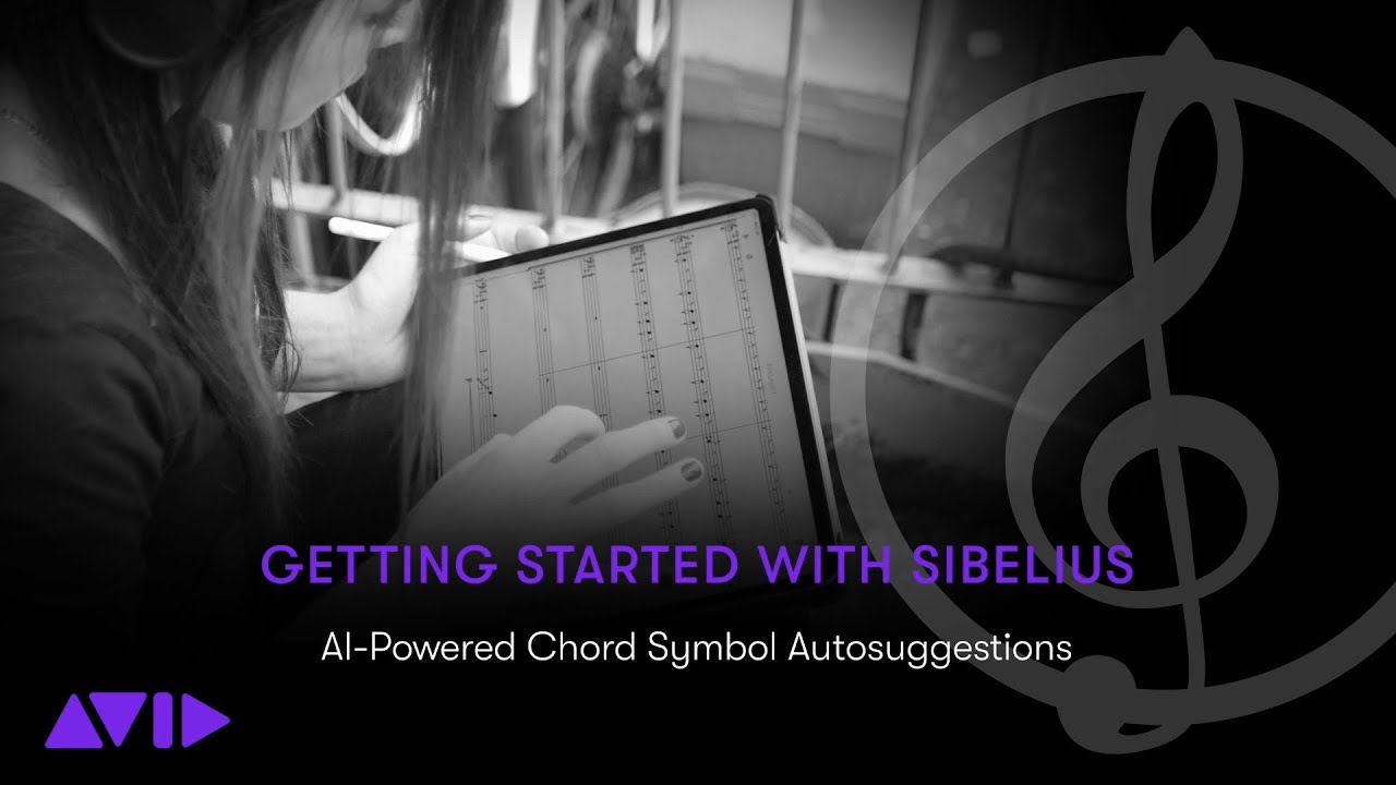 Getting Started Fast with Sibelius: AI-Powered Chord Symbol Autosuggestions - YouTube