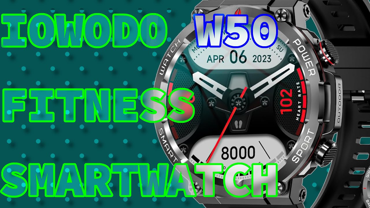 IOWODO W50 Smart Watch, Fitness Watch Bluetooth Calling Smartwatch SpO2 ...