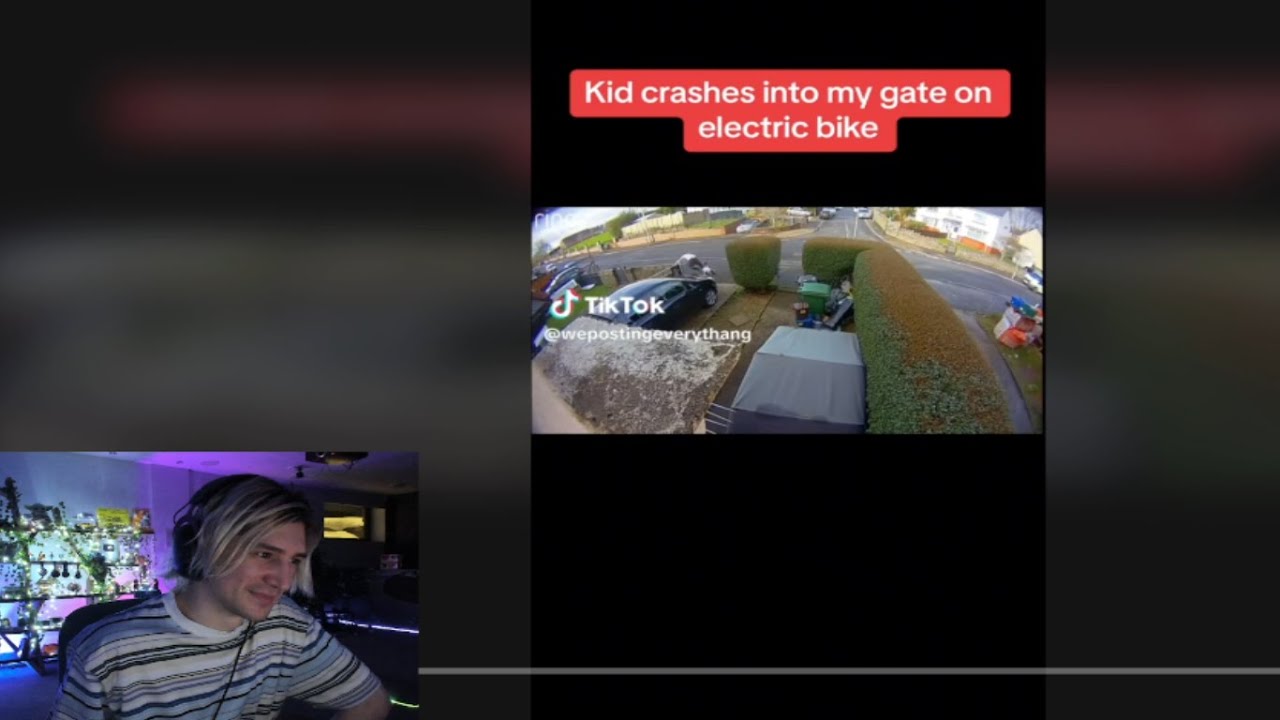 xQc Almost Laughs at a Kid Getting Hurt - YouTube