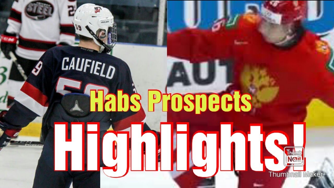 Alexander Romanov,Cole Caufield,Jesse Yelonen and Ryan poehling ...