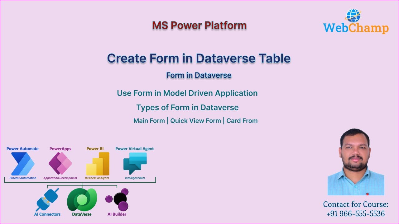 Power Apps 13: Create Forms in Dataverse | Types of Forms & How to Use ...
