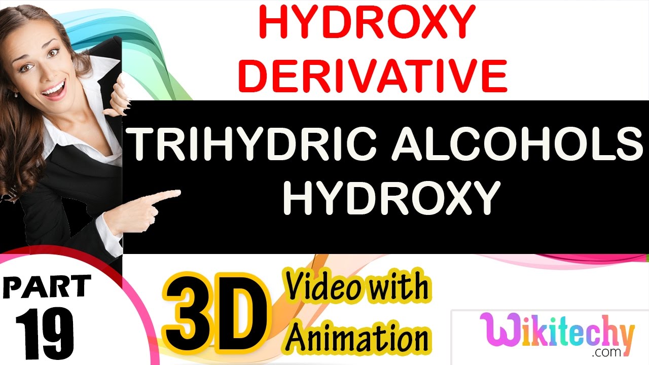 trihydric alcohols hydroxy derivative class 12 chemistry subject notes ...