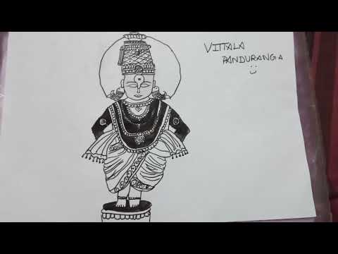 A beautiful drawing | lord Vittala Panduranga 🙏 - YouTube