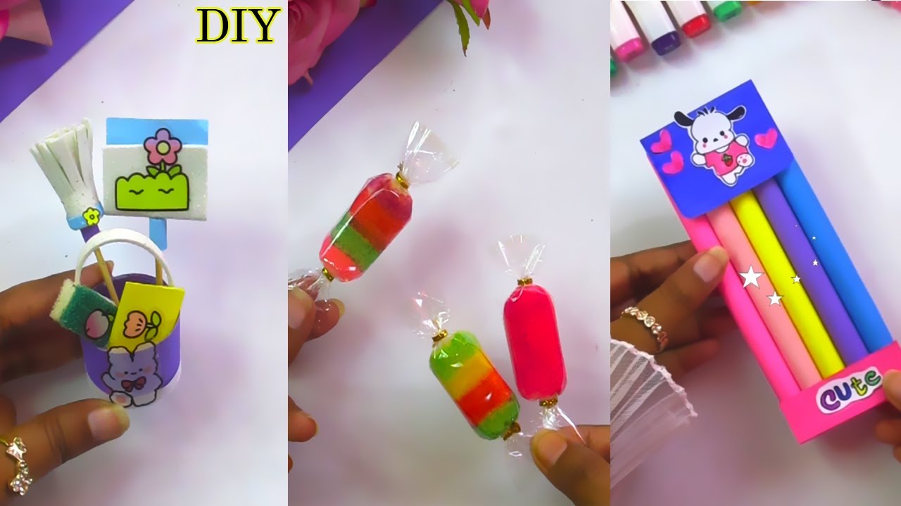 Easy craft ideas/ miniature craft /Paper craft/ how to make /DIY/school ...