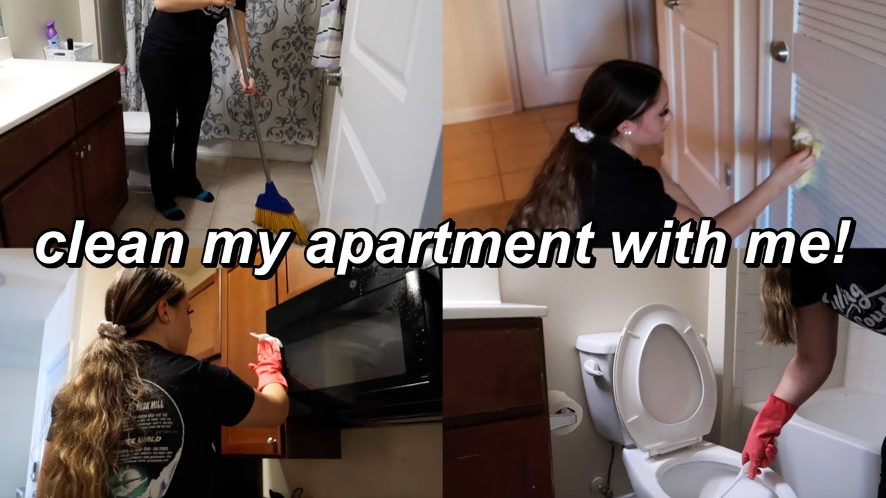 DEEP CLEAN MY APARTMENT WITH ME! - YouTube