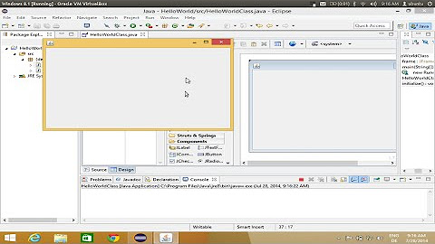 Java Eclipse GUI Tutorial - YouTube