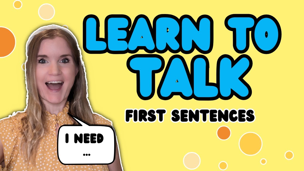 First Sentences for Toddlers 2- Learn to Talk - English Speech Practice ...