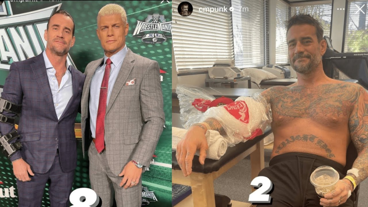 CM Punk Showcases Journey Following Triceps Surgery | WWE News #cmpunk ...
