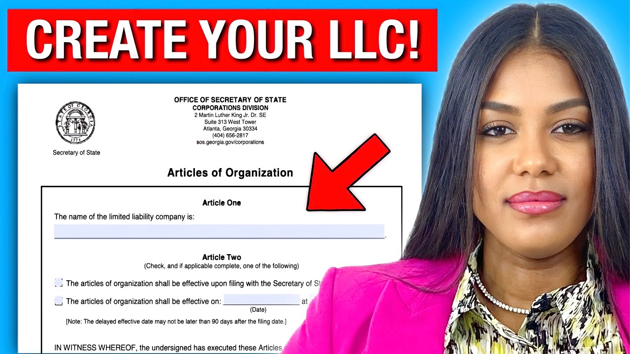 How To Set-Up An LLC Through Articles Of Organization in 2024 | Step by ...