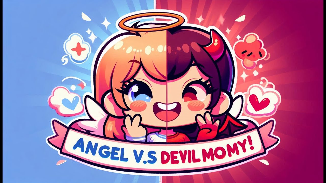 Angel Mommy vs Devil Mommy Song 🎶 | Fun Kids Song on Good and Naughty ...