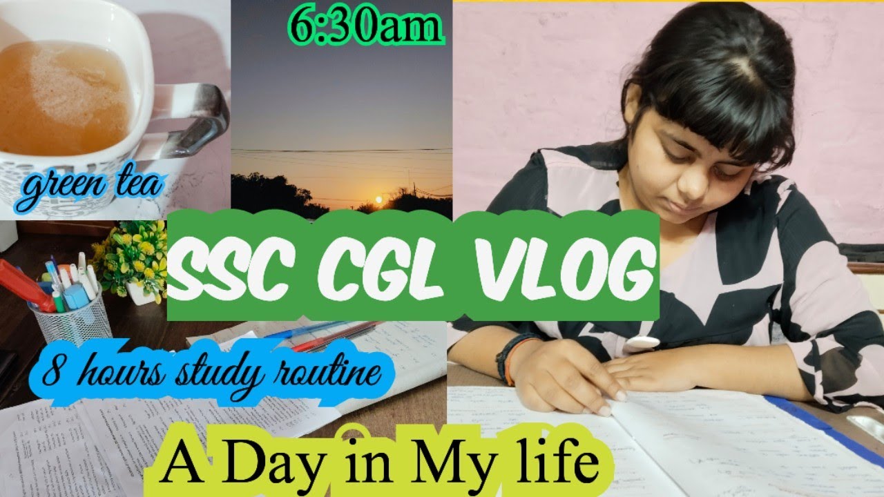 Ssc Aspirants 🕗 Life // 8 Hours Study Routine 🕗//Productive Routine of ...