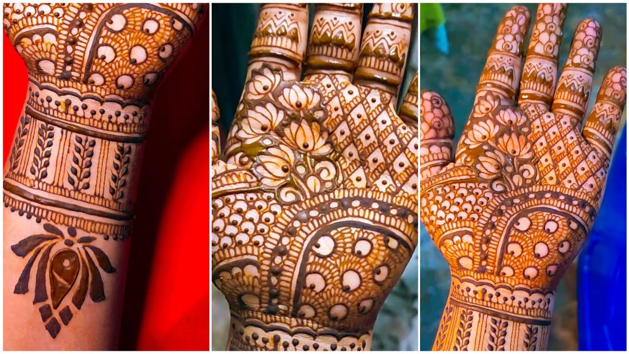 Beautiful Front Hand Mehndi Design|New Mehndi Design|Easy Mehndi Design ...