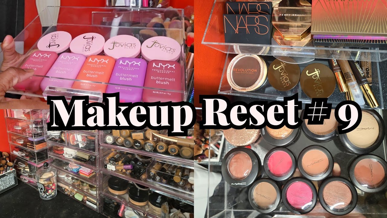 Makeup RESET #9 : Organizing & Decluttering My Entire Makeup Collection 2025 - YouTube