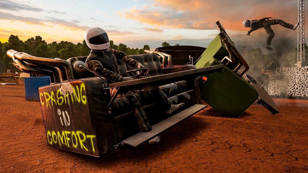 The V8 Couch Potato Derby | Wreckfest - YouTube